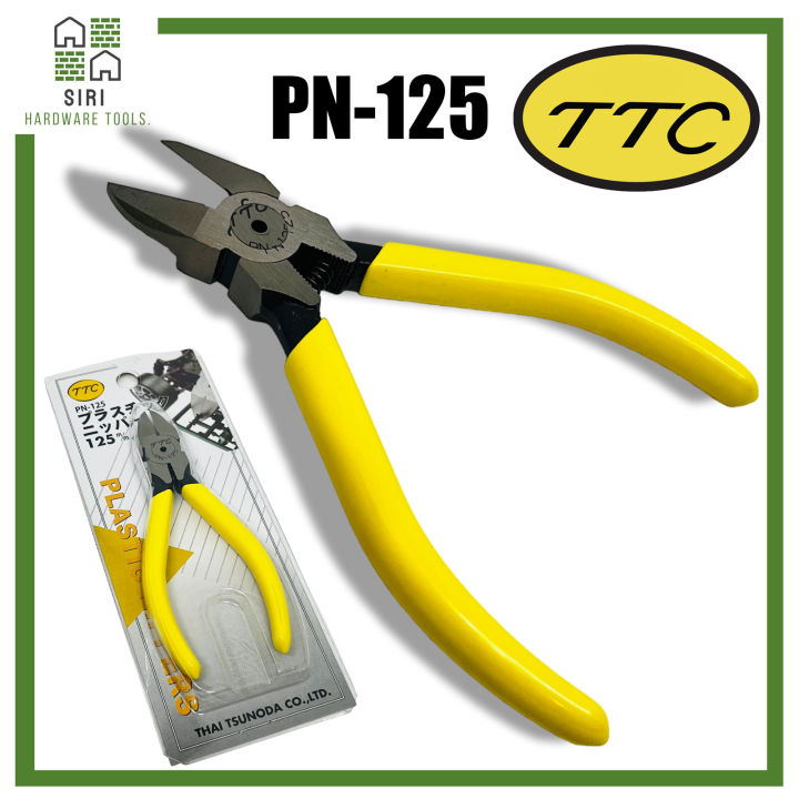 คีมตัดปากเฉียง Tsunoda KING TTC PN-125 ขนาด 5นิ้ว MADE IN JAPAN คีมตัดพลาสติก คีมตัดปากเฉียงรู ...