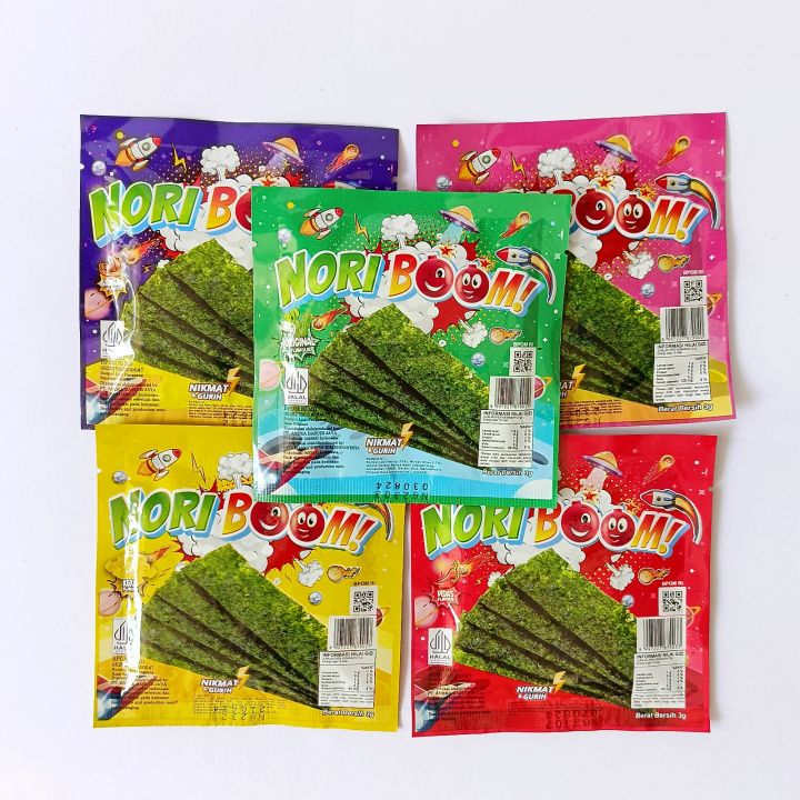 NORI BOOM RUMPUT LAUT - 1 BOX 12 PCS | Lazada Indonesia