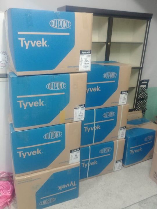 Tyvek 400 Diposable Coverall Dupont Tyvex Hospital Grade Government ...