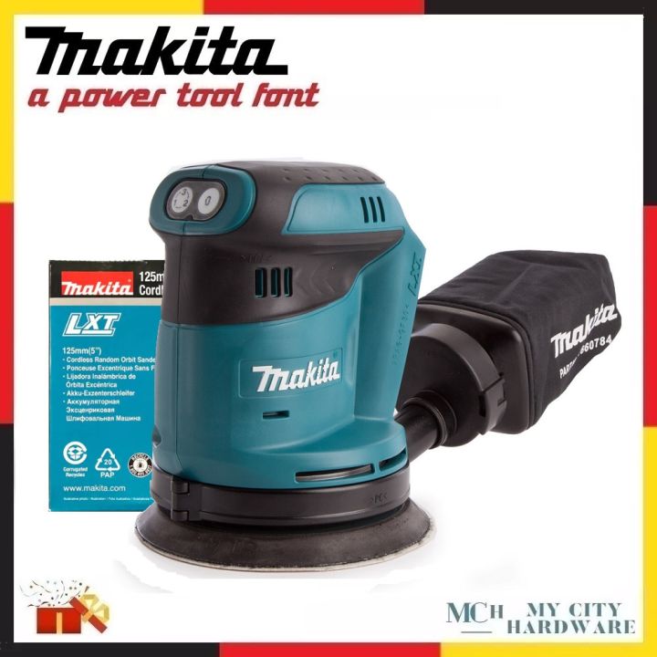 Makita DBO180Z 125mm ( 5" ) 18V Cordless Random Orbit Sander ( Bare ...