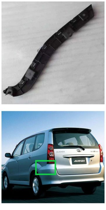 rear bumper bracket side support for toyota avanza 2006 2007 2008 2009 ...