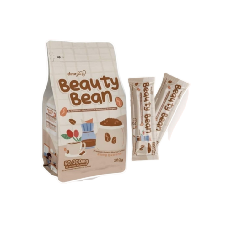 Beauty Bean Mocha Flavor Dear Face Beauty Bean Premium Korean Mocha