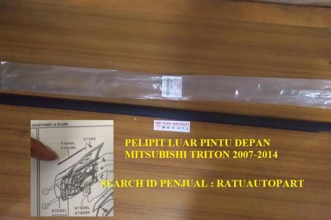Wheaterstrip Pelipit Pintu Depan Bagian Luar Mitsubishi Triton Lama ...