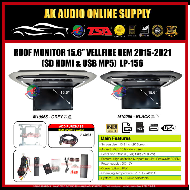 🥇New Model 🥇 Toyota Vellfire & Alphard AGH30 2015 - 2021 OEM Roof ...