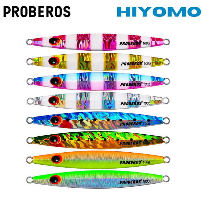 PROBEROS 1pcs Jig Fishing Lure Deep 60g 80g 100g Long Cast Sea Metal ...