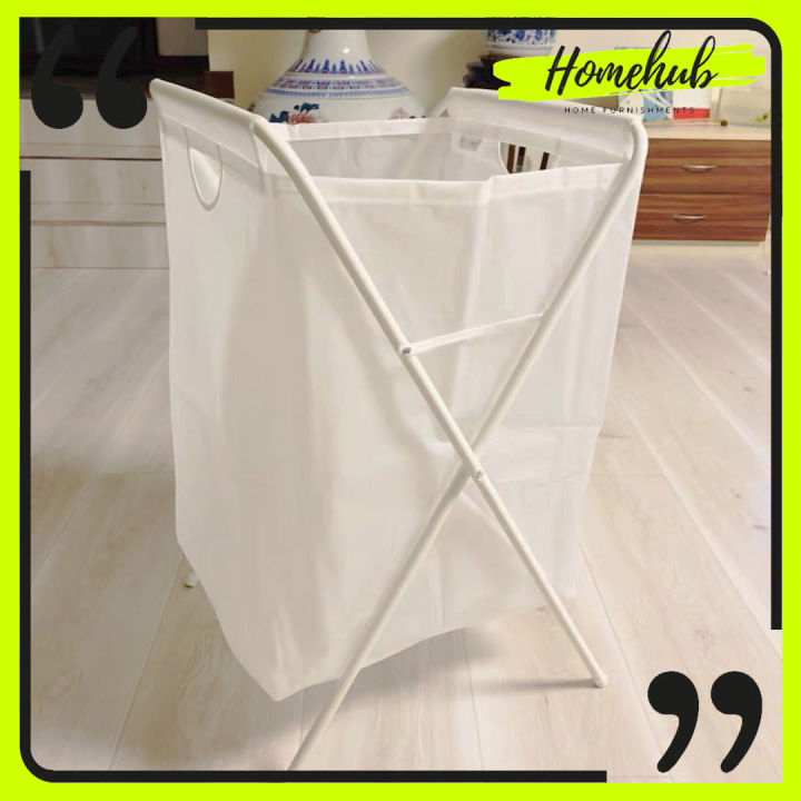 LAUNDRY BAG WITH STAND JALL LAUNDRY BAG WHITE COLOR BEG DOBI BEKAS KAIN ...