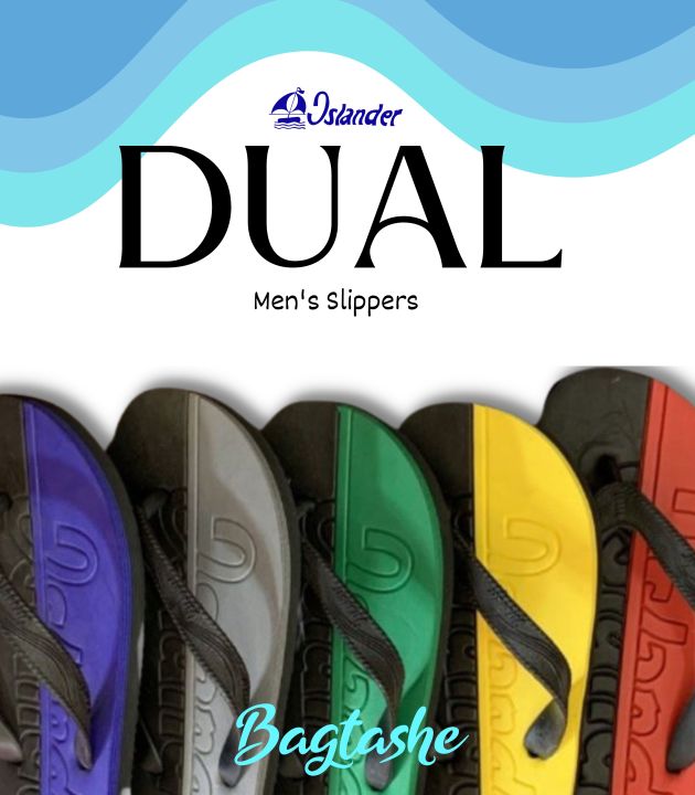 Bagtashe Top Selling Original Islander Slippers for Men with Dual-Color ...