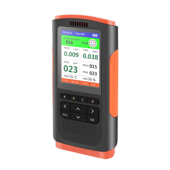 Formaldehyde Detector Air Quality Monitor PM 2.5 Portable Display Air ...
