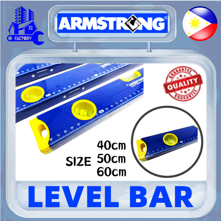 Armstrong Tools Original Spirit Level Level Bar 30/40/50 cm | Lazada PH