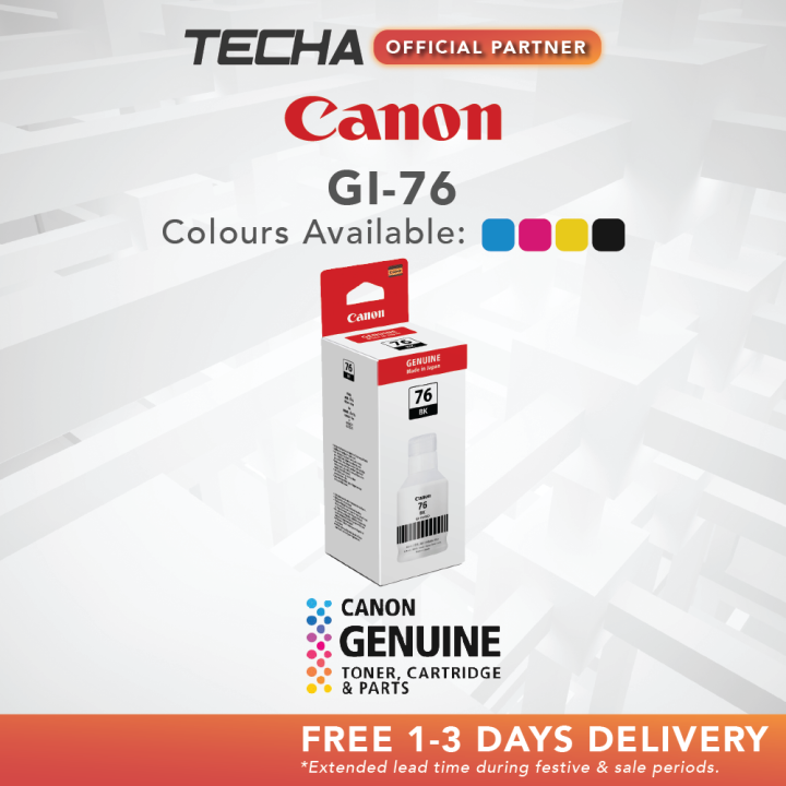 [ORIGINAL] [FAST SHIP] Canon GI-76 | Ink Cartridge (For GX6070/GX7070 ...
