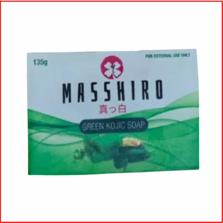 Masshiro Green Kojic Soap Made In Japan Organic Lemon Powder, Organic ...