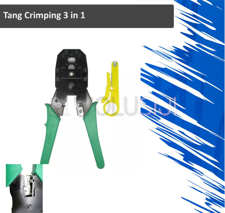 Tang Crimper Combo Multi function 8 Pin, 6 Pin, 4 Pin Crimping Tool ...