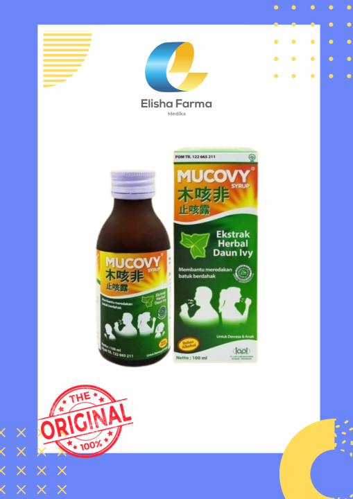 Mucovy Sirup 100ml - Mucovi Syrup Obat Batuk Berdahak / Melegakan ...