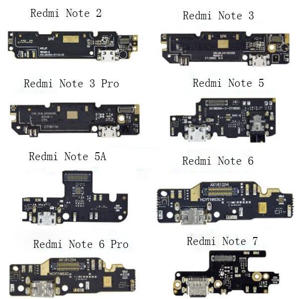 Dock Bộ sạc cổng USB Giắc kết nối cáp dẻo cho Xiaomi Redmi Note 2 Note 3 Pro Note 4 4X Note 5 5A ...