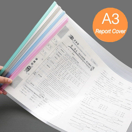 5PCS A3 File Cover Art Design Drawings Paper Organizer Office A3 Spine ...