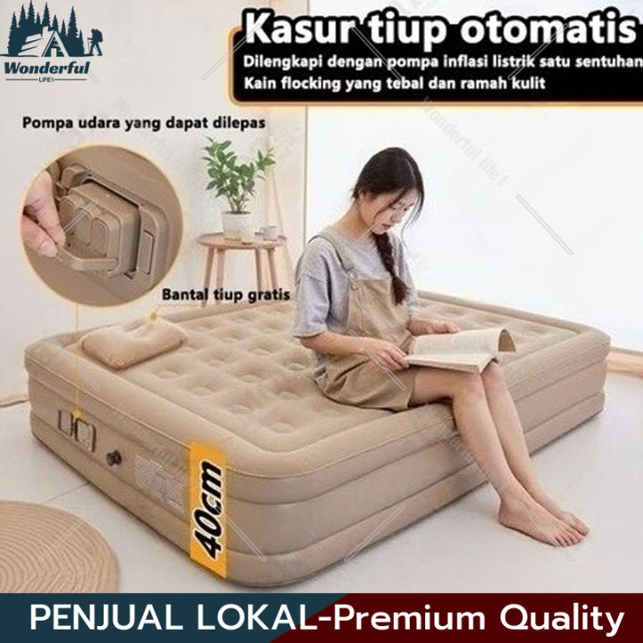 Mount peak Outdoor Matras Kasur Pompa Matras Tidur Kasur angin ...