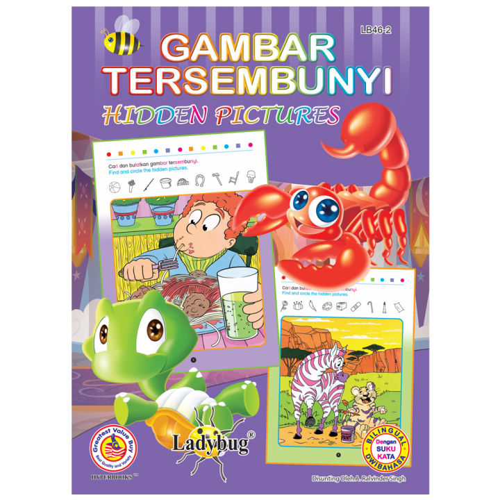 Gambar Tersembunyi Hidden Pictures (6) LB46 - 2 | Lazada