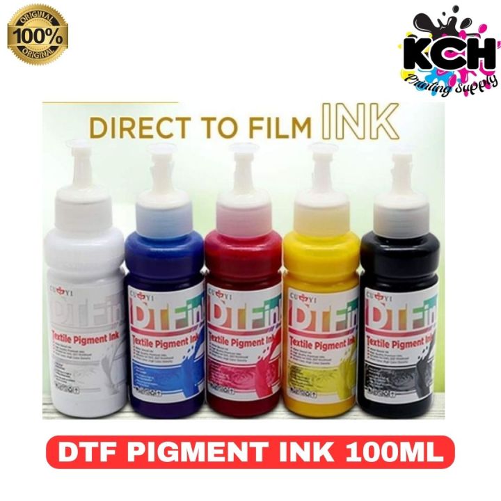 CUYI DTF Direct to Film Textile Pigment Ink 100ml | Lazada PH