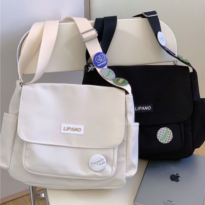 กระเป๋า LIPANO กระเป๋าสะพายข้างสไตล์ญี่ปุ่น ทรงสี่เหลี่ยมแนวนอน กระเป๋า ...