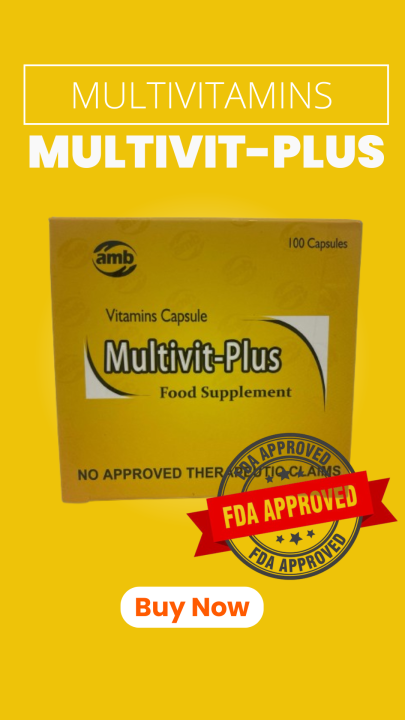 MULTIVIT-PLUS Multivitamins Food Supplement 100 Capsule Healthcare | Lazada PH