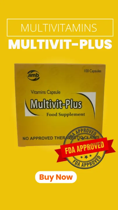 MULTIVIT-PLUS Multivitamins Food Supplement 100 Capsule Healthcare ...