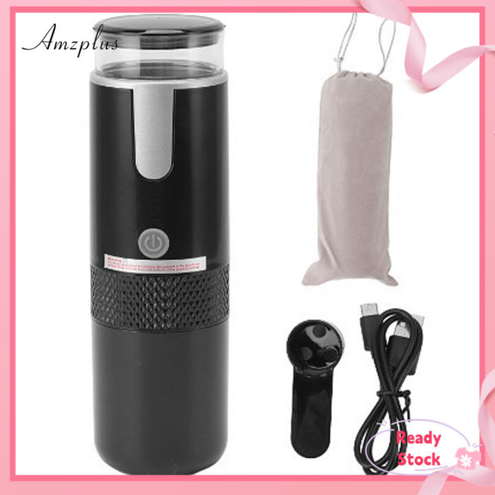 Portable Coffee Maker, 3.7V Cordless Type C Rechargeable Coffee Machine ...