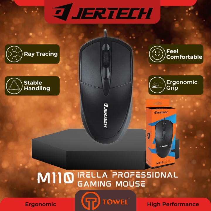 Jertech M110 IRELIA Professional Gaming Wired Mouse/ M110 USB Wire ...