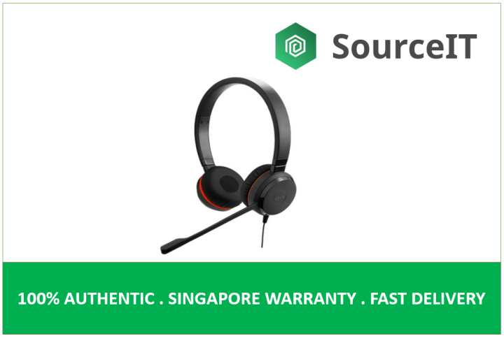 Jabra Evolve 30 II UC/MS Stereo Office Headset, USB-A, 3.5mm - 2 Years ...