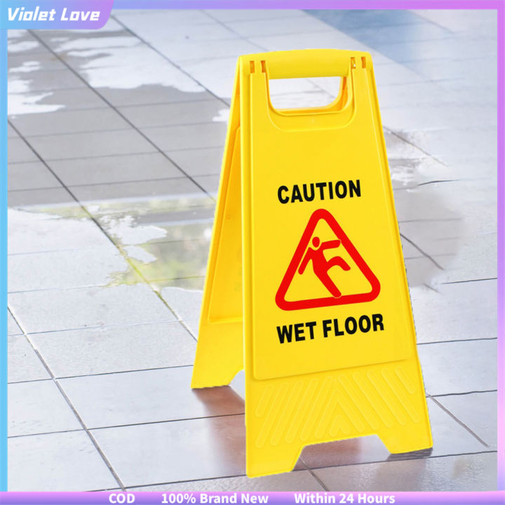 Foldable Caution Wet Floor Signage Caution Wet Floor Sign Warning 2 ...