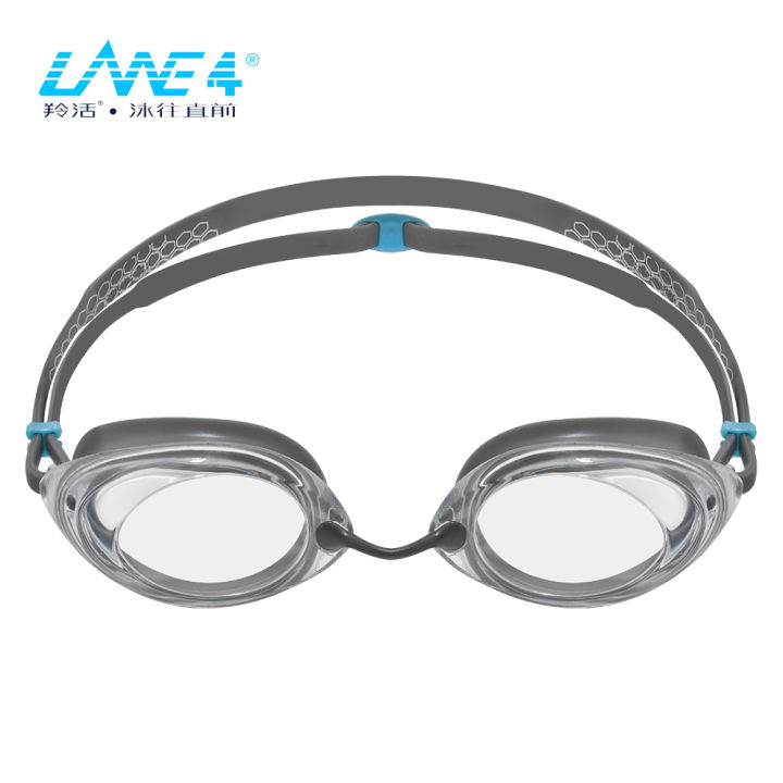 LANE4 แว่นตาว่ายน้ำสายตาสั้น แว่นกันน้ำ สายตาสั้น 150 ถึง 800 OP-322 ...