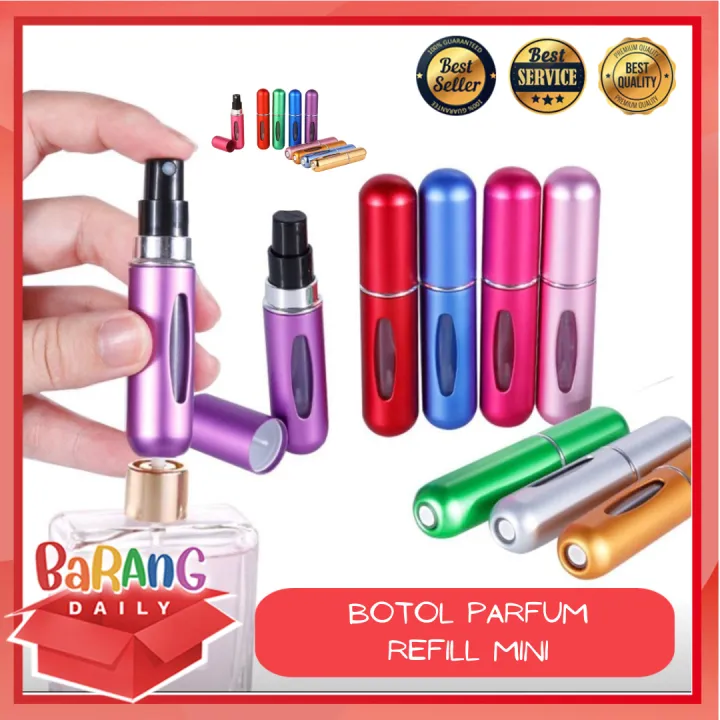 Botol Parfum Refil / Botol Parfum isi ulang / Botol Parfum Mini / Botol ...