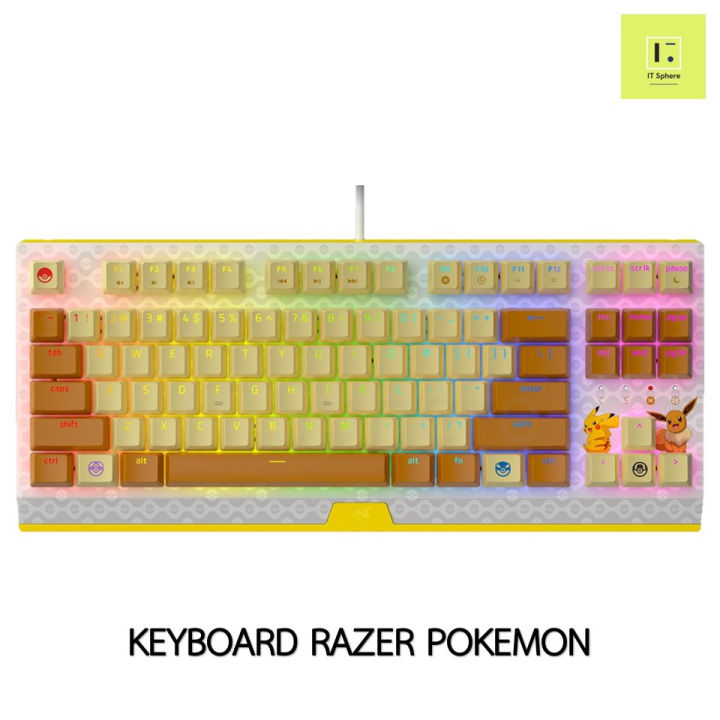 [ของแท้ ศูนย์ไทย] คีย์บอร์ด Pokemon Razer BlackWidow V3 Tenkeyless ...