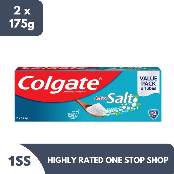 Colgate Active Salt 2 x 175g | Lazada PH