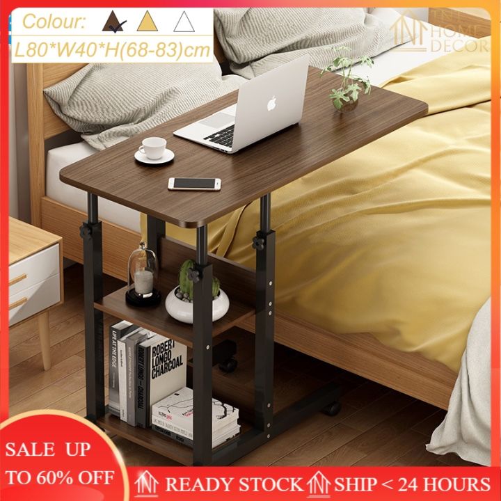 Modern Bedside Table Adjustable Height Laptop Desk Moveable Desk With ...