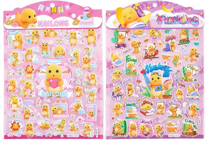 MINISO Nailoong Big Puffy Stickers 2 | Lazada PH