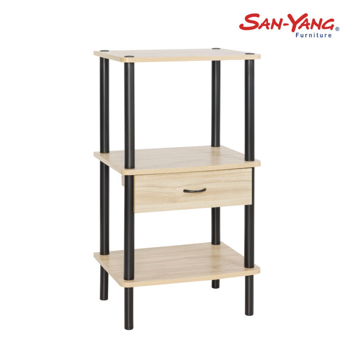San-Yang Multipurpose Rack 212002 Ivory Oak | Lazada PH