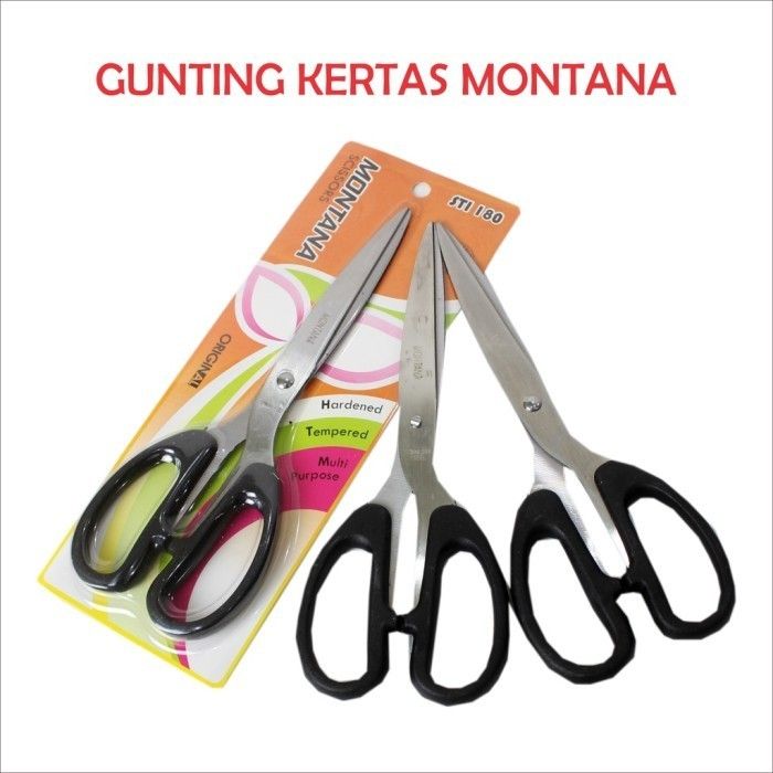 GUNTING KERTAS MONTANA 20 CM SOLID STEEL GUNTING KARDUS GUNTING BESAR ...