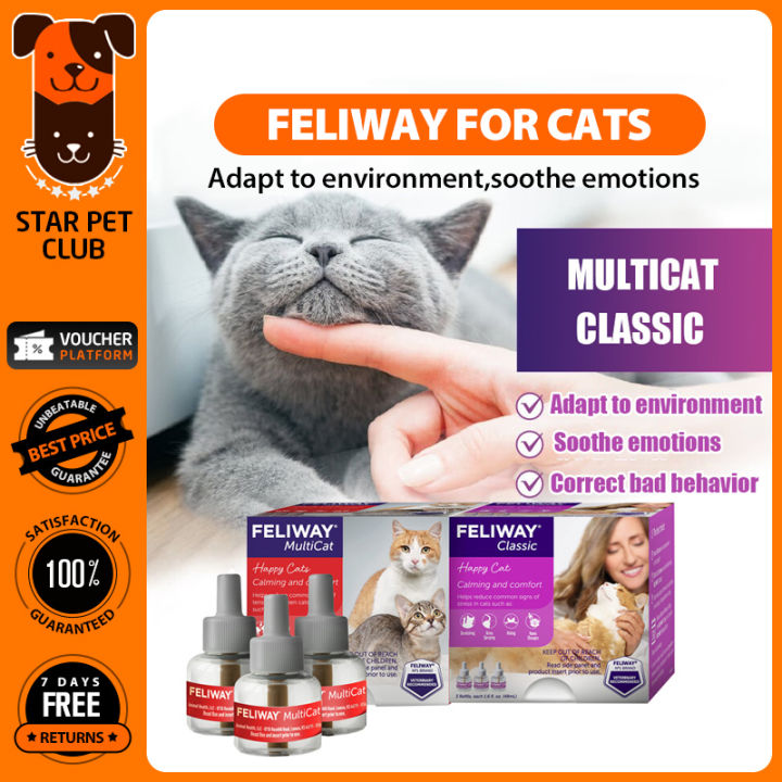 Feliway Friends Classic Cat Soothing Spray to Soothe Cats Emotional ...