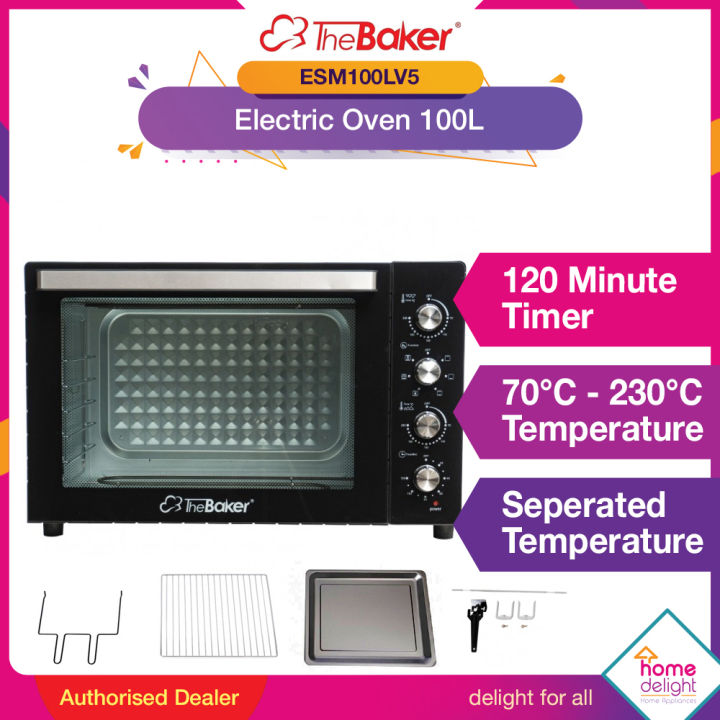 The Baker Electric Oven 100L ESM100LV5 | Lazada