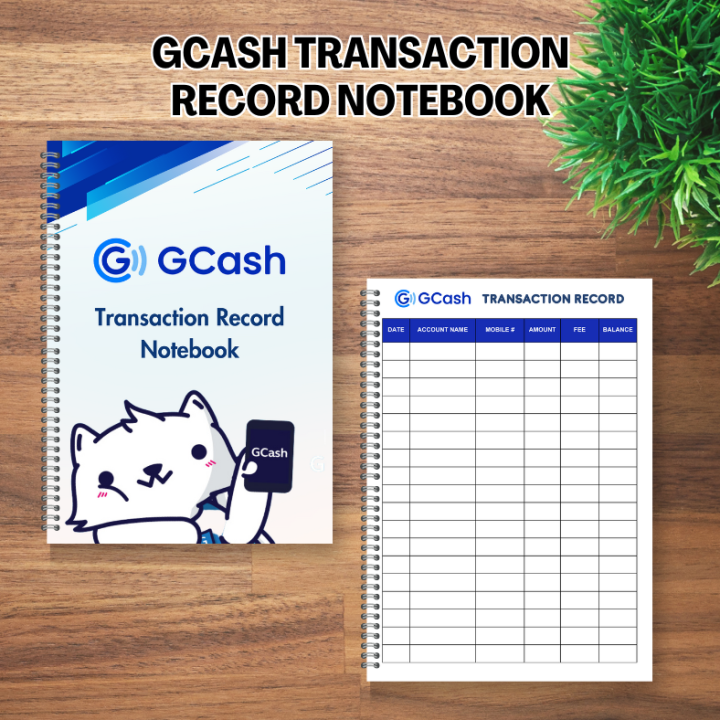 JM Creatink Gcash Transaction Record Notebook Wire Bind 70 Pages ...