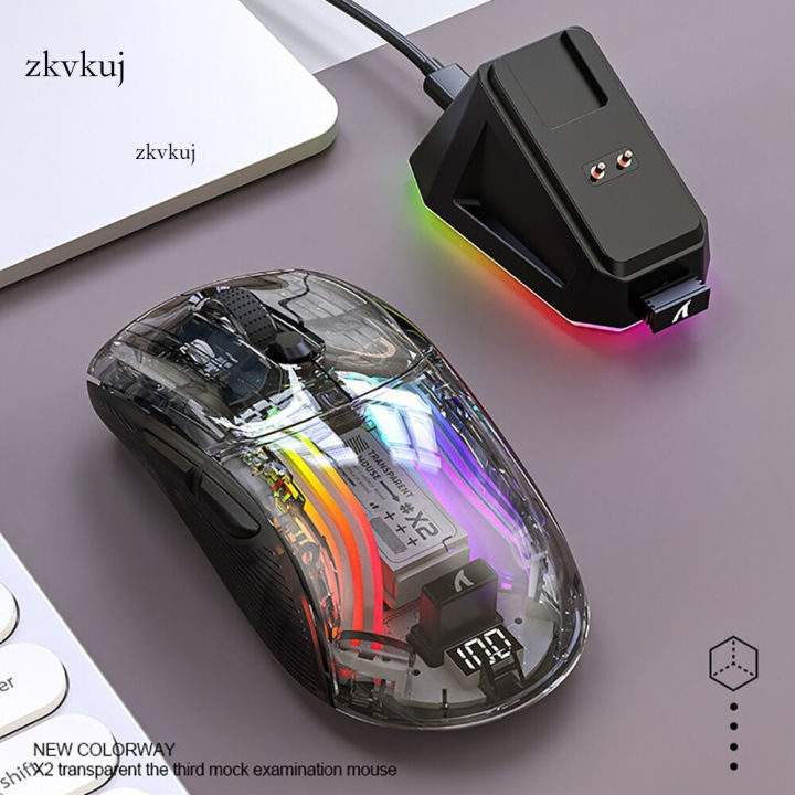Attack Shark X2 Pro 2.4G Magnetic Charging Bluetooth Tri-Mode RGB ...