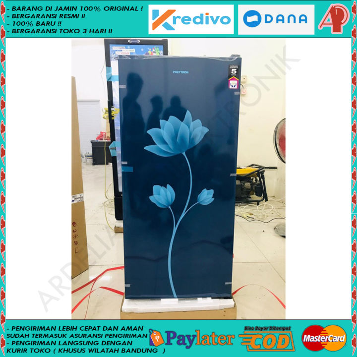 POLYTRON Kulkas 1 pintu BIG FREZEER PRB 189 180liter | Lazada Indonesia