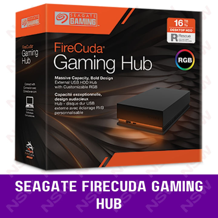 Seagate FireCuda Gaming Hub - 8TB (STKK8000400) or 16TB (STKK16000400 ...