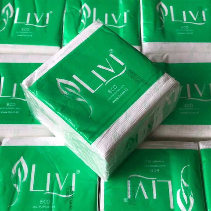 Tissue Livi Eco Multipurpose Pop Up Tisu Meja Makan Livi | Lazada Indonesia