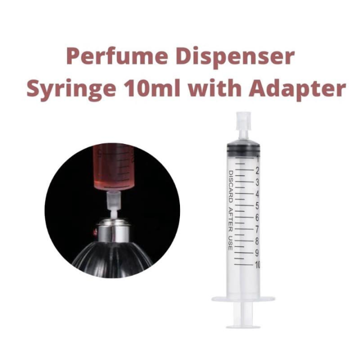 New 10ml Decant Refill Perfume Dispenser Syringe with Adapter | Lazada PH