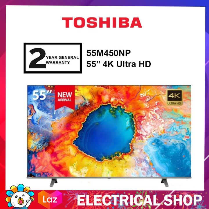 Toshiba 55'' 4K UHD M450NP Quantum Dot Smart TV 55M450NP Television | Lazada