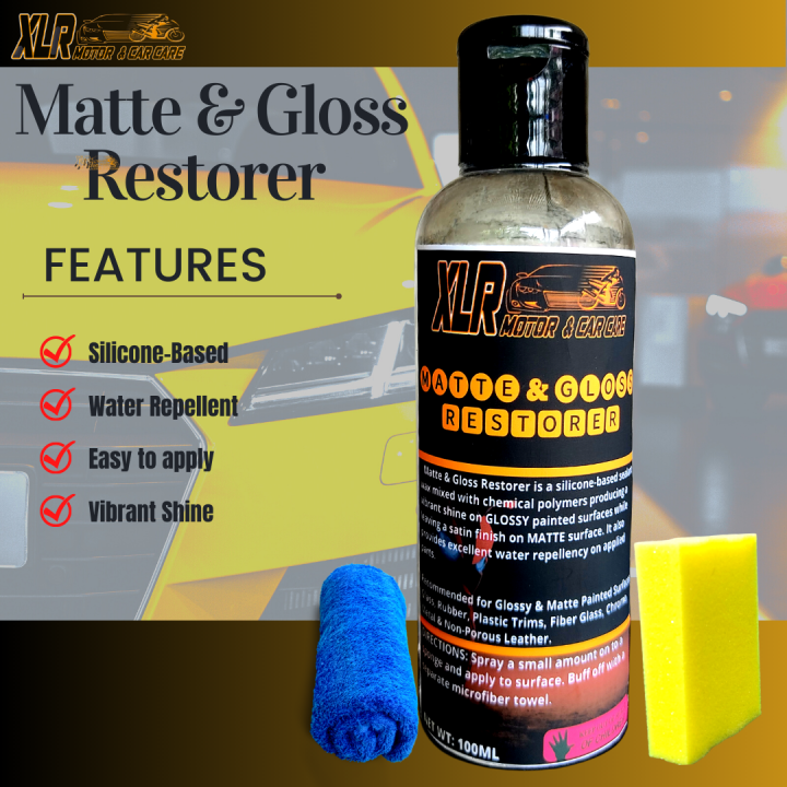 XLR Armor Wax Coat Matte and Glossy and Plastic Trim Restorer Back to ...