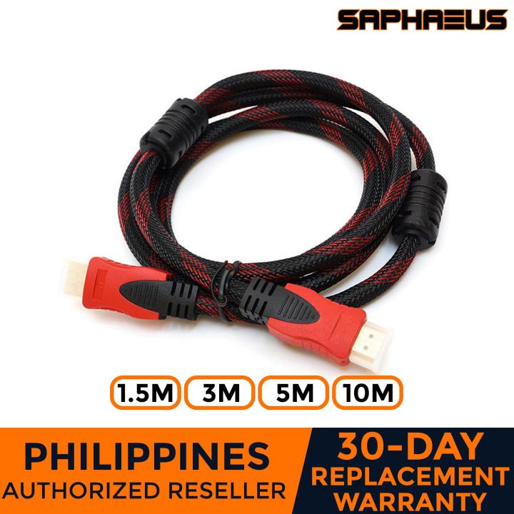 HDMI CABLE 1.5M 3M 5M 10M High Speed Gold Plated HDMI Cable for LCD DVD ...
