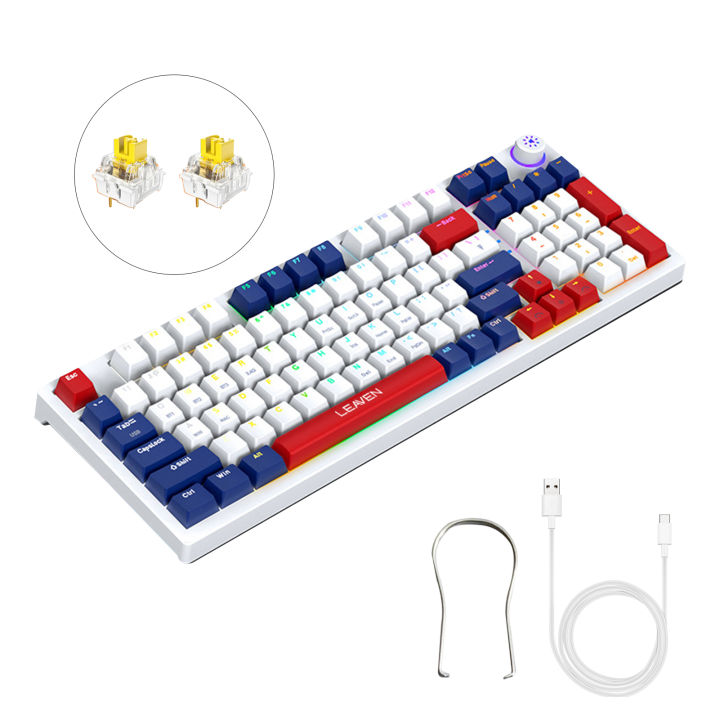 Wiki Quick Response Keys Keyboard Three-mode Mechanical Keyboard ...