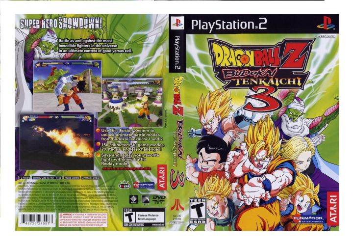 PS2 Dragon ball z Budokai Tenkaichi 3 (Dvd Game) | Lazada